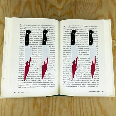 Bloody Knife Murder Weapon Bookmarks | Set of 4 Die Cut Knife-Shaped ...