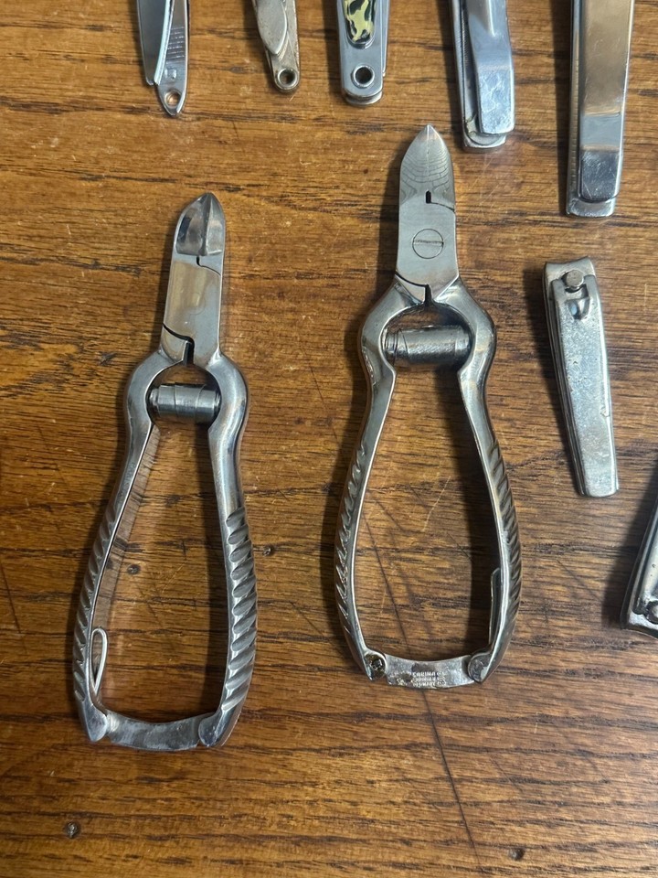 Vintage Nail Clippers Trim Spring Nippers Revlon Trim USA Gem Karina ...