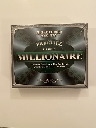 TDC Games- Practice To Be A Millionaire - Board Game- Brand New ...