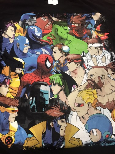 Vintage Marvel Vs Capcom T shirt Sz XS RARE | eBay