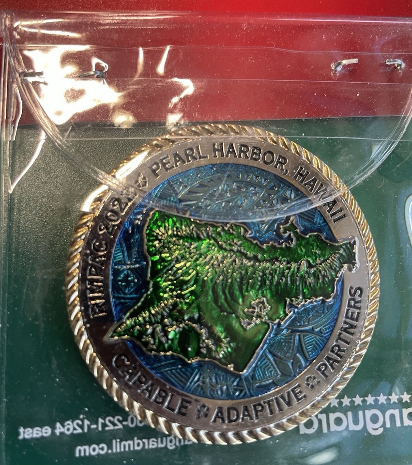 2 Inch Rimpac 2022. US Navy Hawaii - Pacific -Pearl Harbor Honolulu | eBay