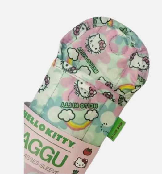 Cute Hello Kitty Glasses Case Sleeve Sunglasses Storage Soft Protector ...
