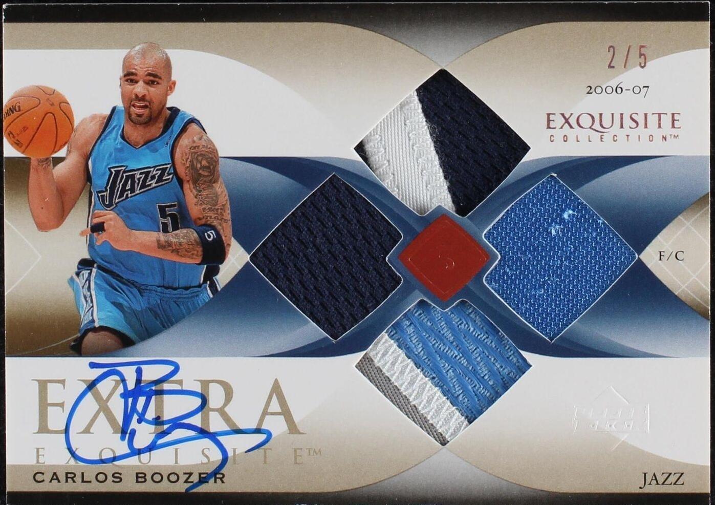 2006-07 Upper Deck Exquisite Collection - Extra Exquisite Memorabilia ...