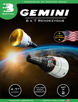 GEMINI 6&7 Rendezvous | Spaceships | Plastic model | Rocket ...