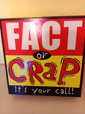 Fact Or Crap Board Game 2002 99% Missing Instructions | eBay