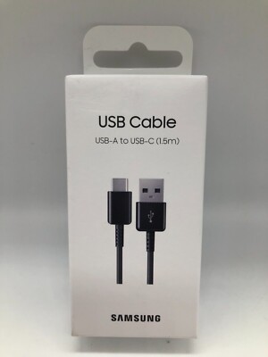 Genuine OEM Samsung Galaxy USB-C to USB-A Charging Sync Cable - White ...