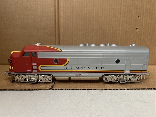 SANTA FE " CHIEF " F7- A 41L unit PLATED- DCC / Tsunami Sound O Scale ...