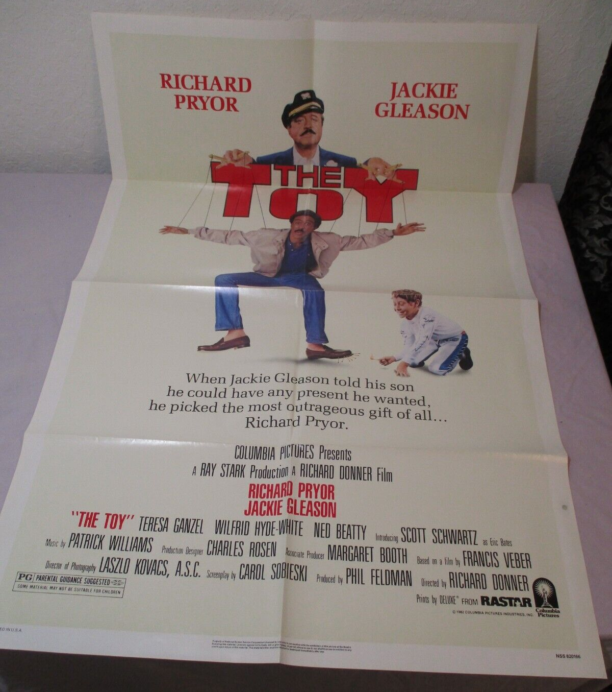 1982 THE TOY Original 27x41 1-Sheet Movie Poster RICHARD PRYOR Jackie ...
