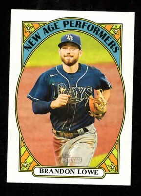 Brandon Lowe Insert 2021 Topps Heritage New Age Performers #NAP11 ...