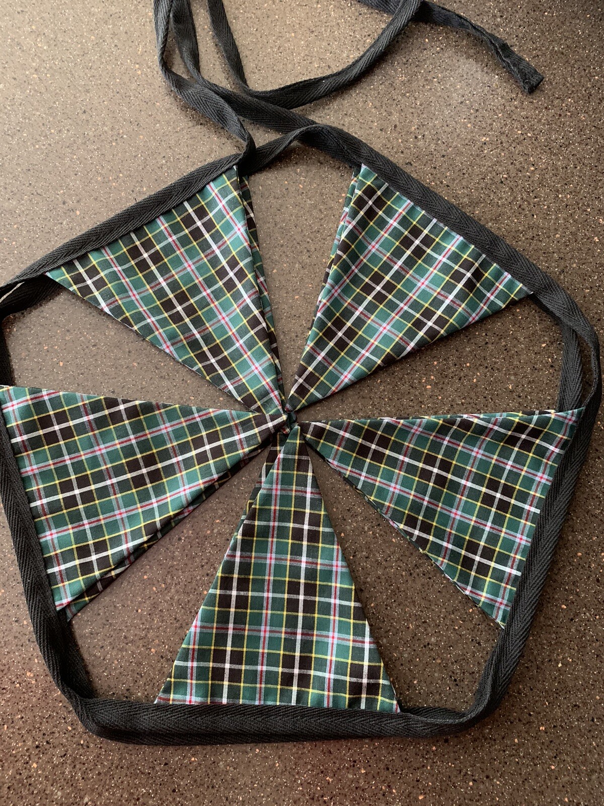 Cornish Hunting Tartan Bunting - 10 Flags (Approx 2.2 Metres ...