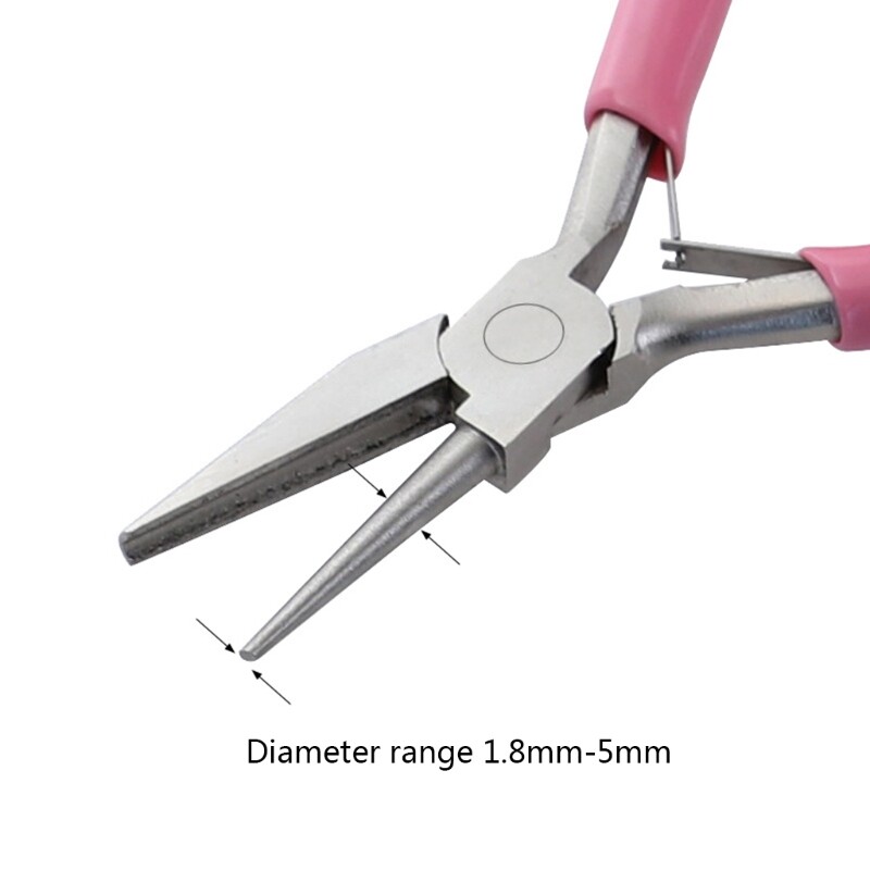 Pink Jewelry Plier Tool Round Nose Plier DIY Metal Jewelry Making Tools ...
