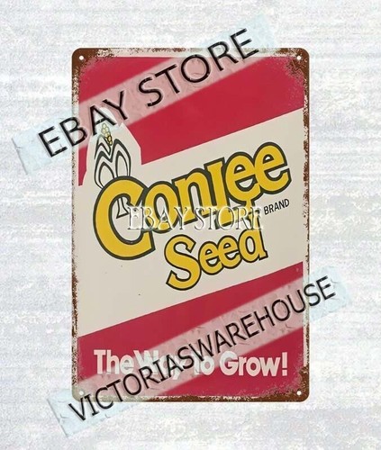 ConLee Brand Seed Corn Dealer Farm metal tin sign house discount ...
