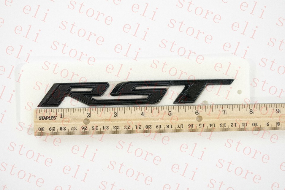RST Tailgate Emblem OEM GM Chevrolet Silverado Tahoe Yukon SUV | eBay
