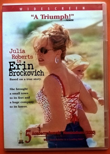 Erin Brockovich DVD Region 2 Julia Roberts Albert Finney David Brisbin ...