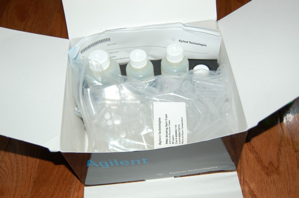 Agilent absolutely RNA microprep kit columns total RNA 60 preps 400805 ...
