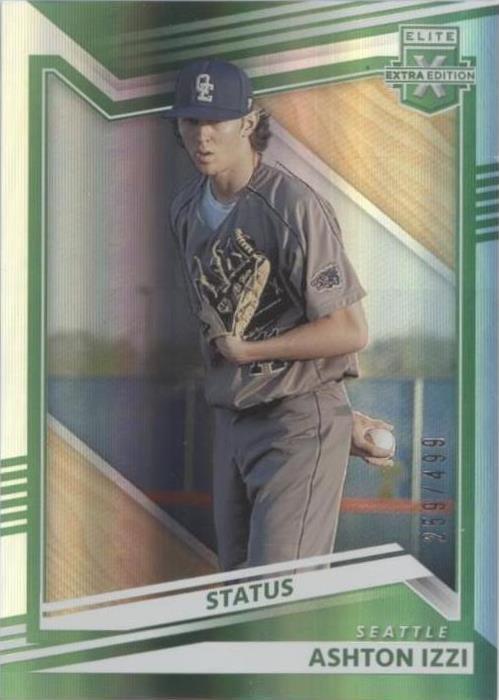 2022 Panini Elite Extra Edition - Ashton Izzi #126 Status Green /499 ...