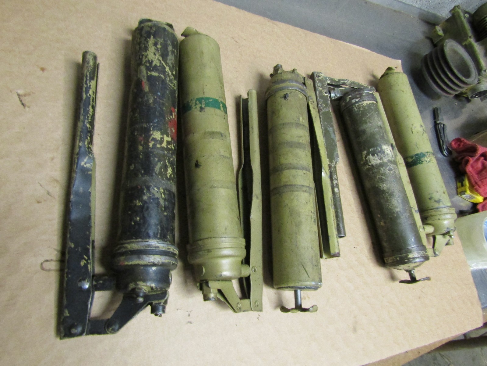 Jeep Willys M38A1 M151 M35A1 Military surplus grease gun yellow finish ...