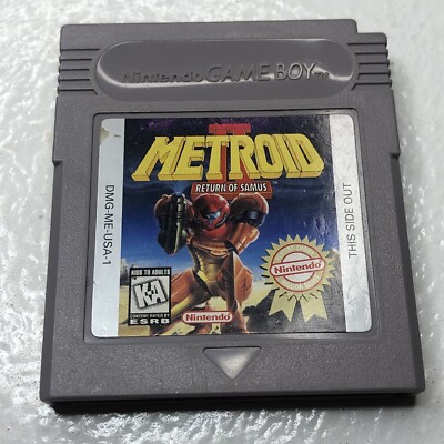 Metroid II Return of Samus Nintendo Game Boy Gameboy Original Authentic ...