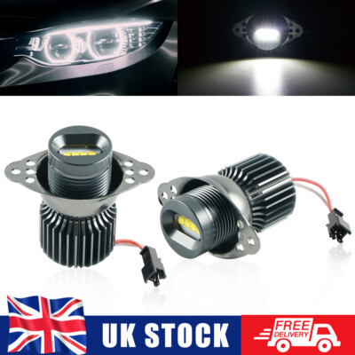 2x 30W No Error LED Angel Eyes Halo Ring Light Bulb For BMW 3-Series ...