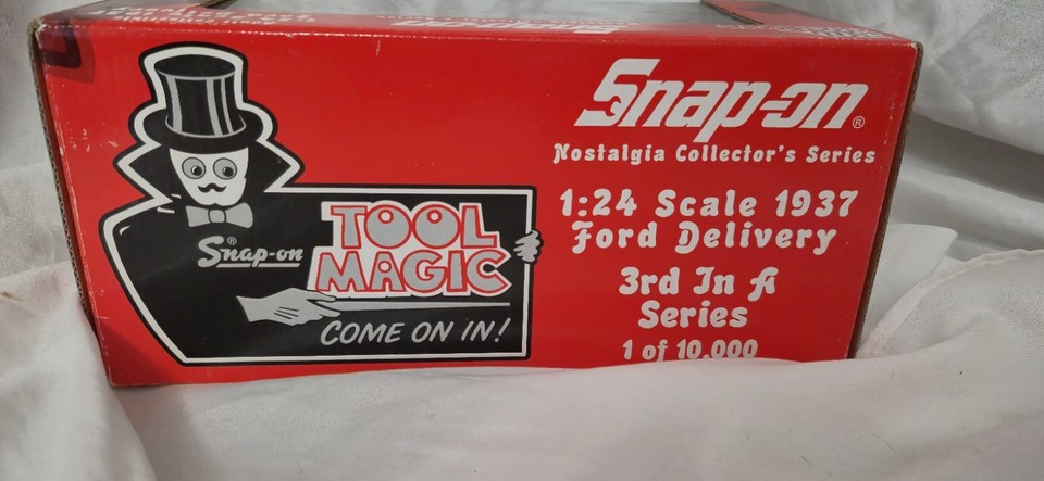 Snap-on 1937 Ford Delivery Hot Rod 1:24 Die-Cast Racing Champions Tool ...