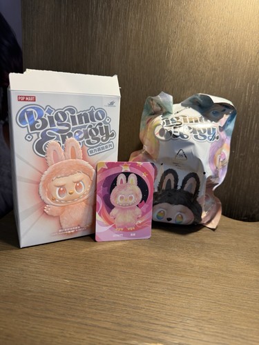 Pop Mart Big Into Energy Labubu – Loyalty Plush – Sealed Bag + Card ...