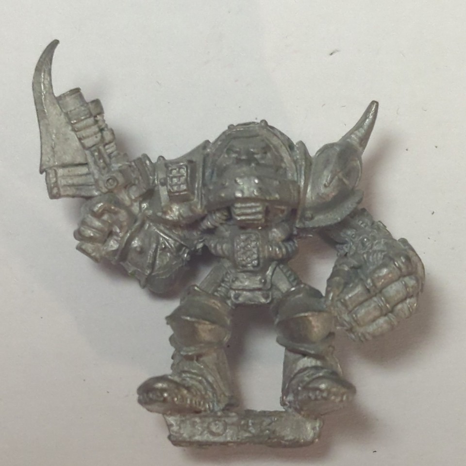 Games Workshop Rogue Trader Metal Space Ork Nob Boss Heavy Power Armor ...