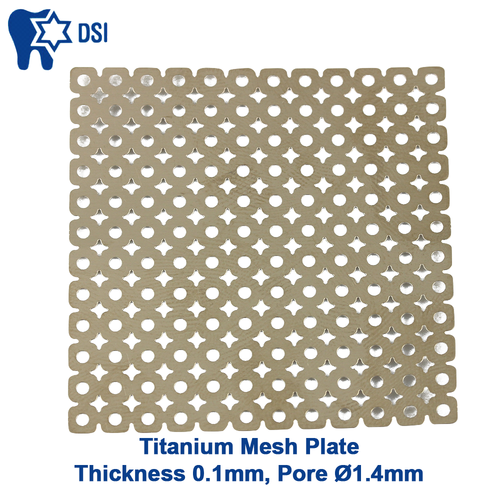 DSI Dental Implant GBR Titanium Surgical Barrier Membrane Mesh Plate 0.1mm | eBay