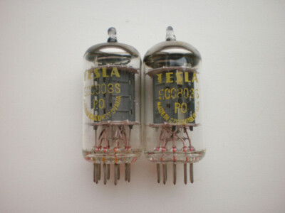 Vintage Tesla ECC803S/12AX7 Military Long Plate Tubes 2 pcs New XI ...