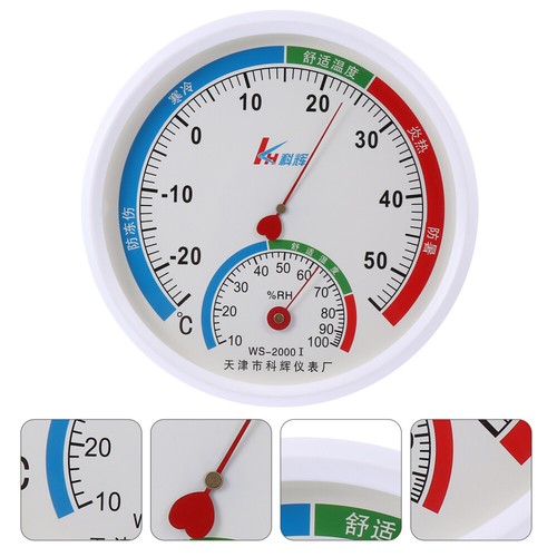 Plastic Indoor Hygrometer Wall Hygrometer Room Humidity Tester Inside ...