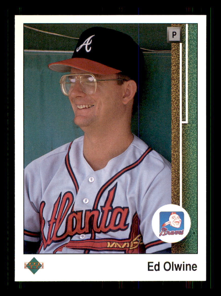 1989 BASEBALL 1989 Upper Deck Ed Olwine Atlanta Braves #435 1 | eBay