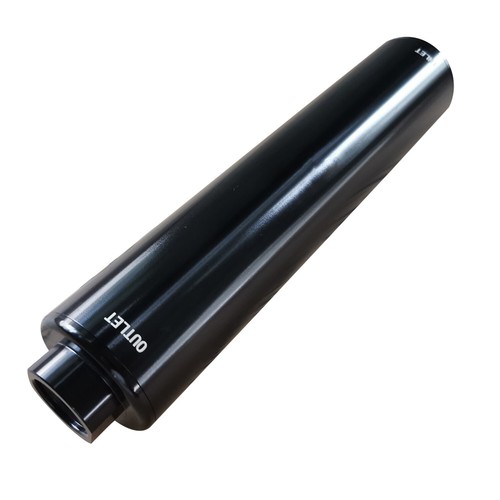 10AN Aluminum Universal High Volume Flow Inline Fuel Filter Black | eBay