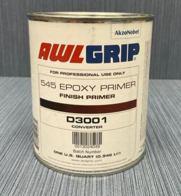 AWLGRIP 545 Epoxy Primer Finish Primer D3001 Converter 1 Quart | eBay