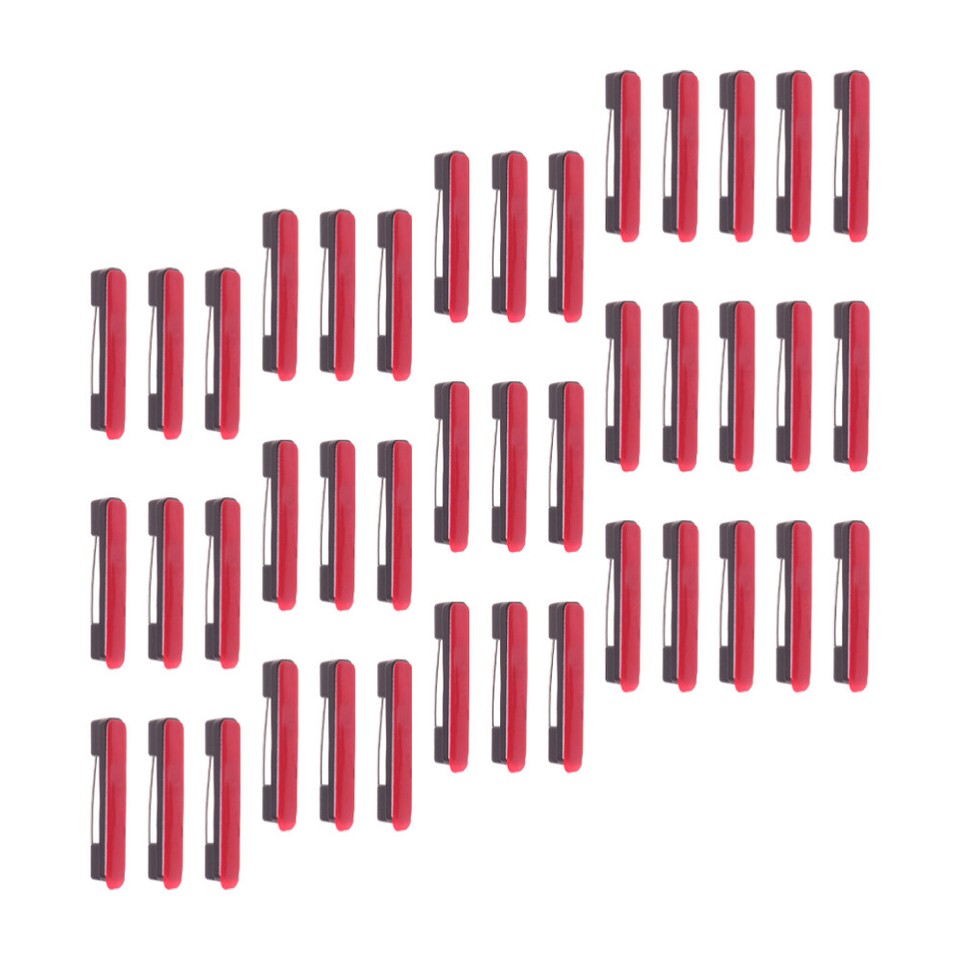 60 Pcs Safety Pin Badge Fasteners Clips Work Staff Name Tag Badges ...