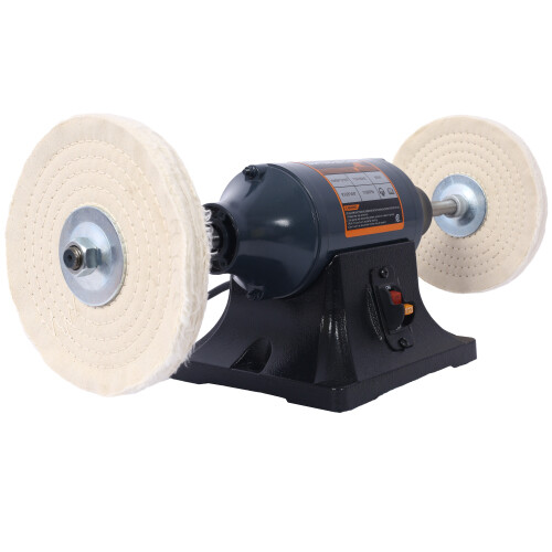 Bench Buffer Jewelry Polisher- 4PCs 80Ply Thic Buffing Wheels ...