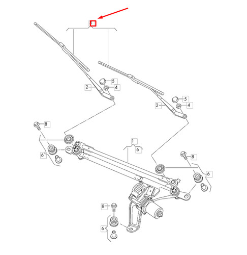 NEW AUDI Q5 FY FRONT WINDSHIELD WIPER BLADE SET LHD 80B998002 OEM NO🇺🇸 ...