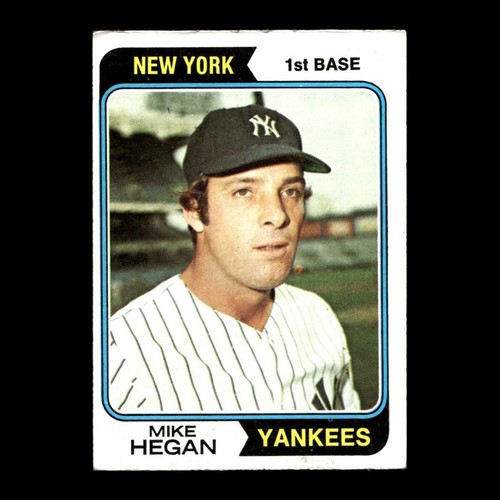 Mike Hegan 1974 Topps New York Yankees #517 Nice! 2 | eBay