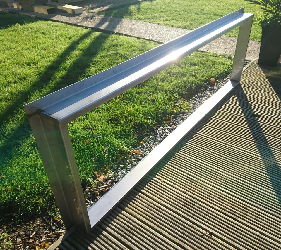 Bespoke Stainless Steel Koi Pond Custom Made Viewing Window Frame and ...
