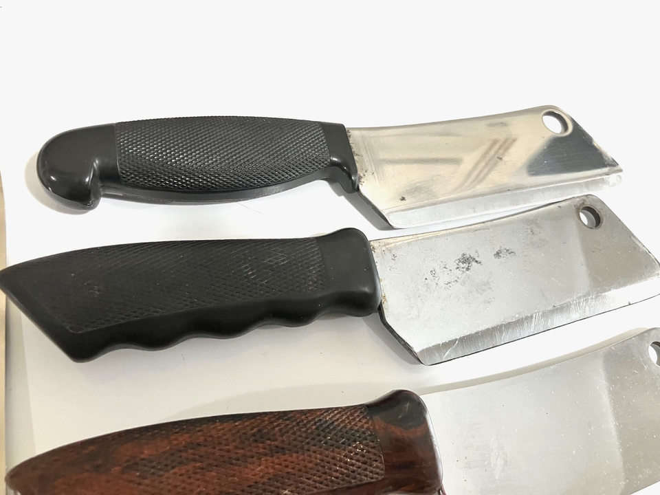 Vintage Kitchen Knife / Cleaver Blade Collection Lot: Cattaraugus ...