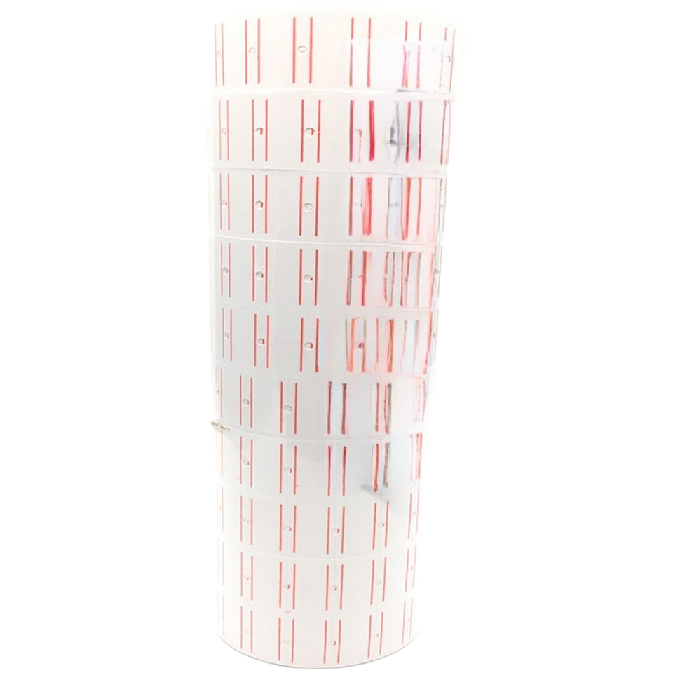 Label Paper Compatible With MX5500 Single Row Price Tag Machines 30 ...
