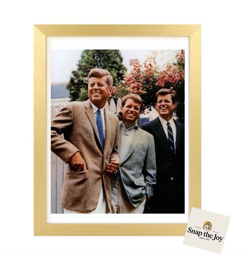 RFK AND JFK SMILING TOGETHER FRAMED PHOTO 5X7 SIZE | eBay