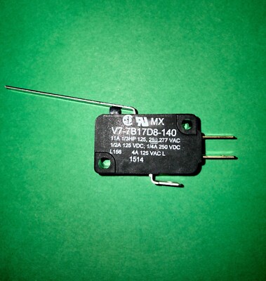 Honeywell Micro Switch V7-7B17D8-140 Miniature Basic Switch 11A @ 125V ...