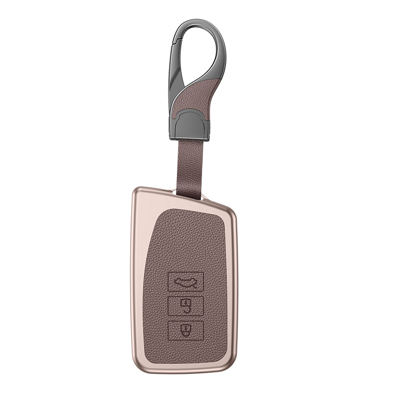 Aluminum Alloy Leather Car Key Case Cover For Lexus NX ES RC RX IS 250 ...
