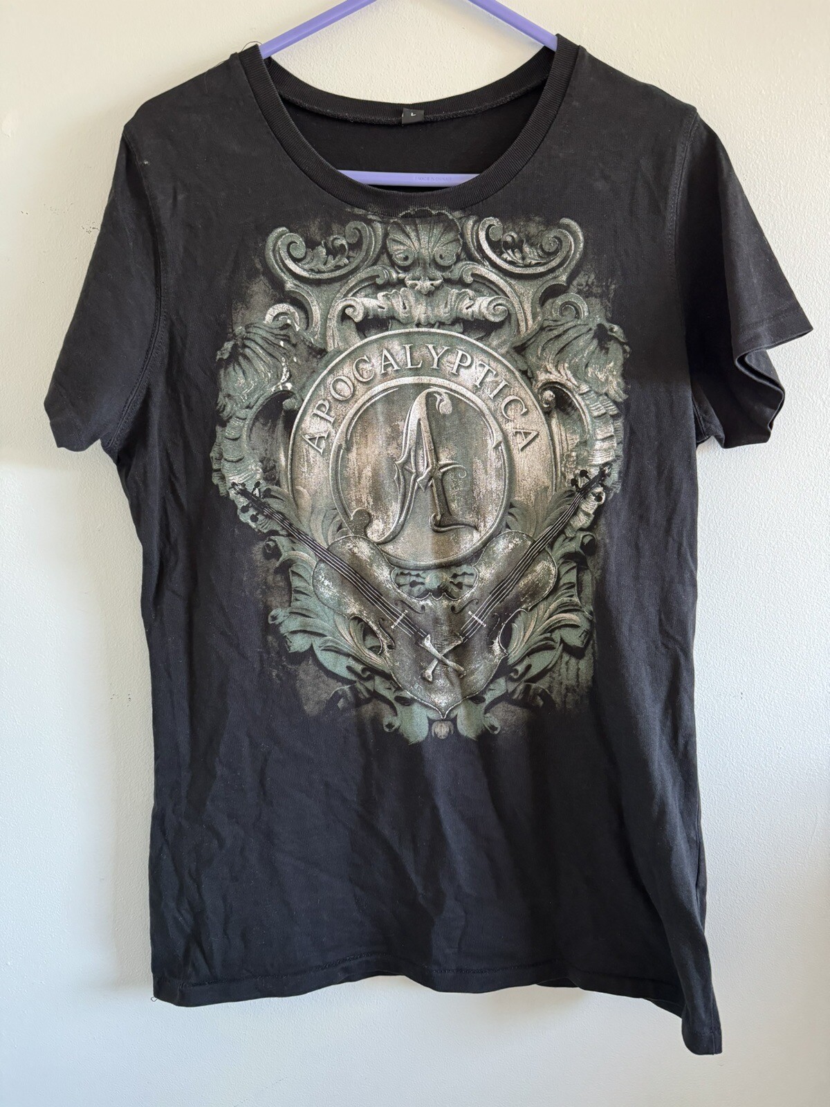 Apocalyptica 7Th Symphony Men T-Shirt Printed Tee Graphic Top Black ...