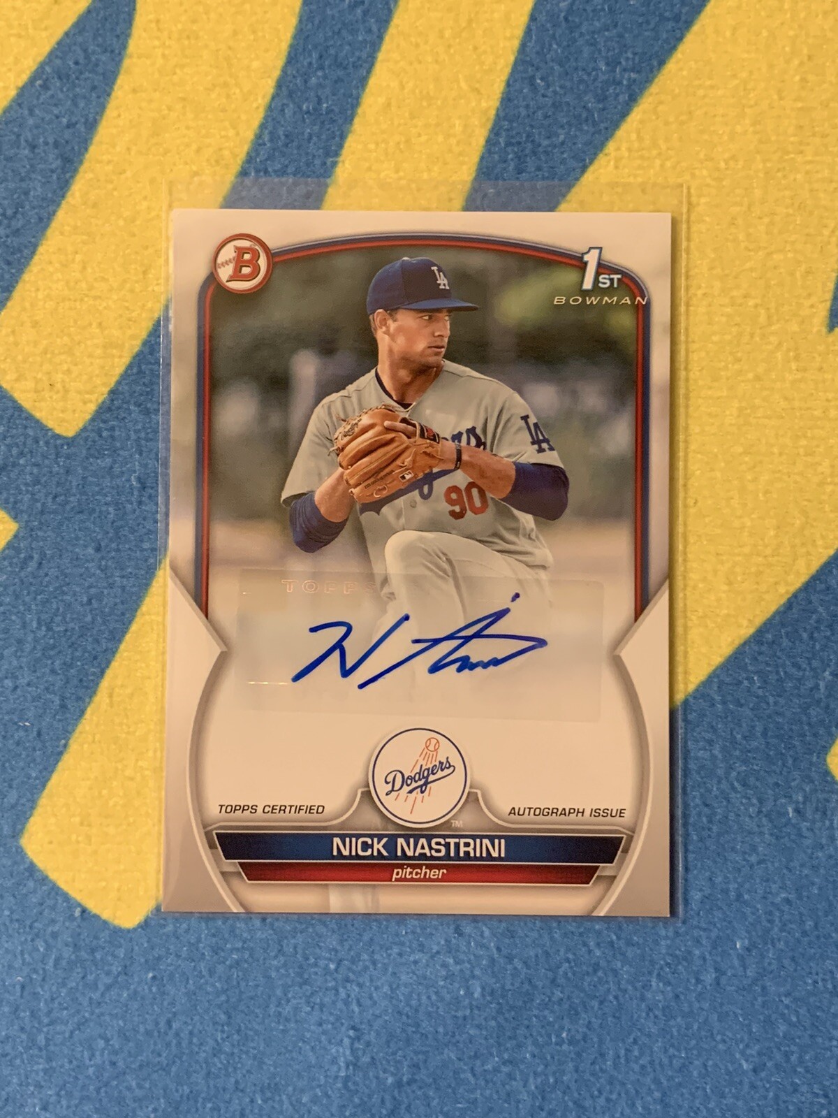 2023 Bowman - Paper Prospect Autographs #PPA-NN Nick Nastrini (AU, RC ...