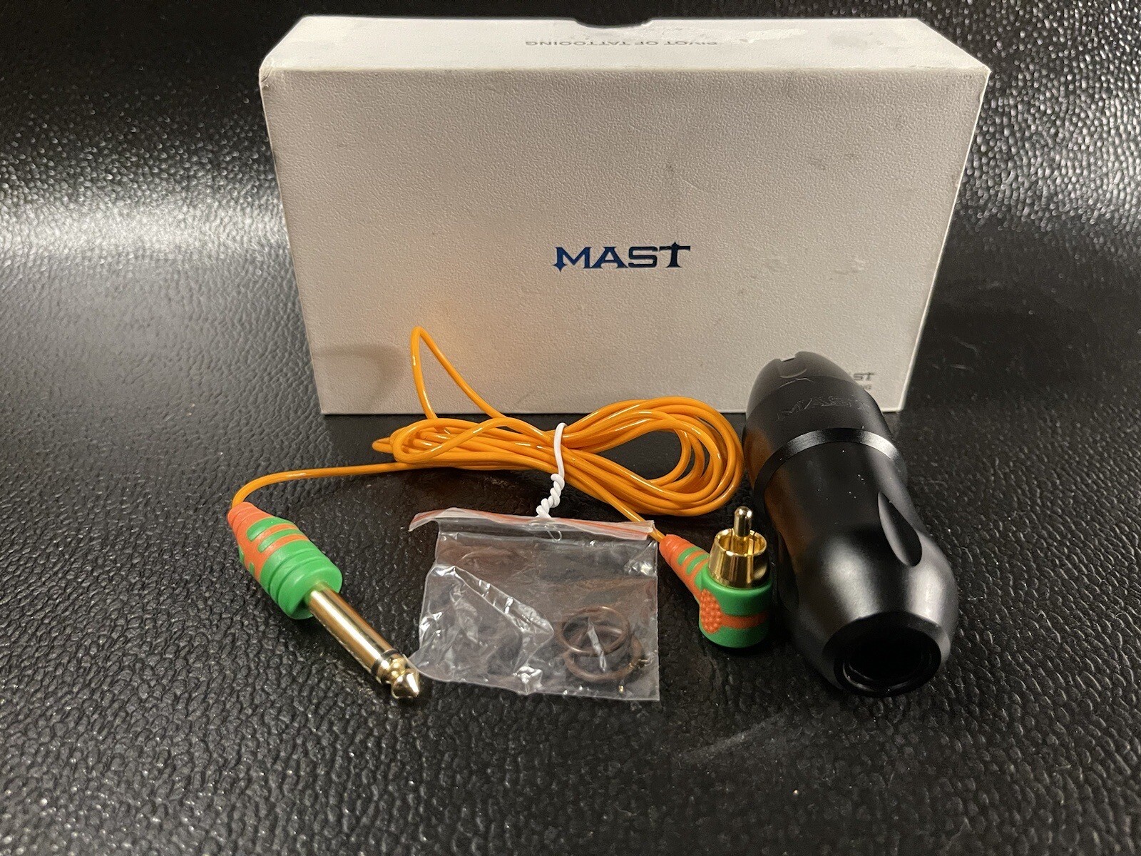 Black Mast Pivot of Tatooing, WQ360 NEW Tattoo Machine With Cord Rotary ...