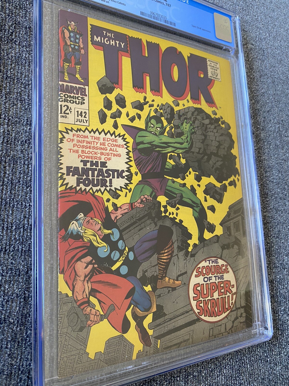 THOR 142🔥CGC 7.0🔥Super Skrull🔥Jack Kirby Art🔥Brand New Case🔥 | eBay