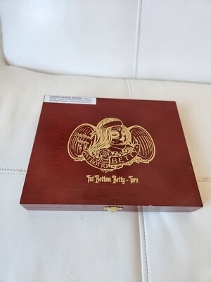 Fat Bottom Betty Toro Empty Wooden Cigar Box 9⅛x7⅜x1⅜ | eBay