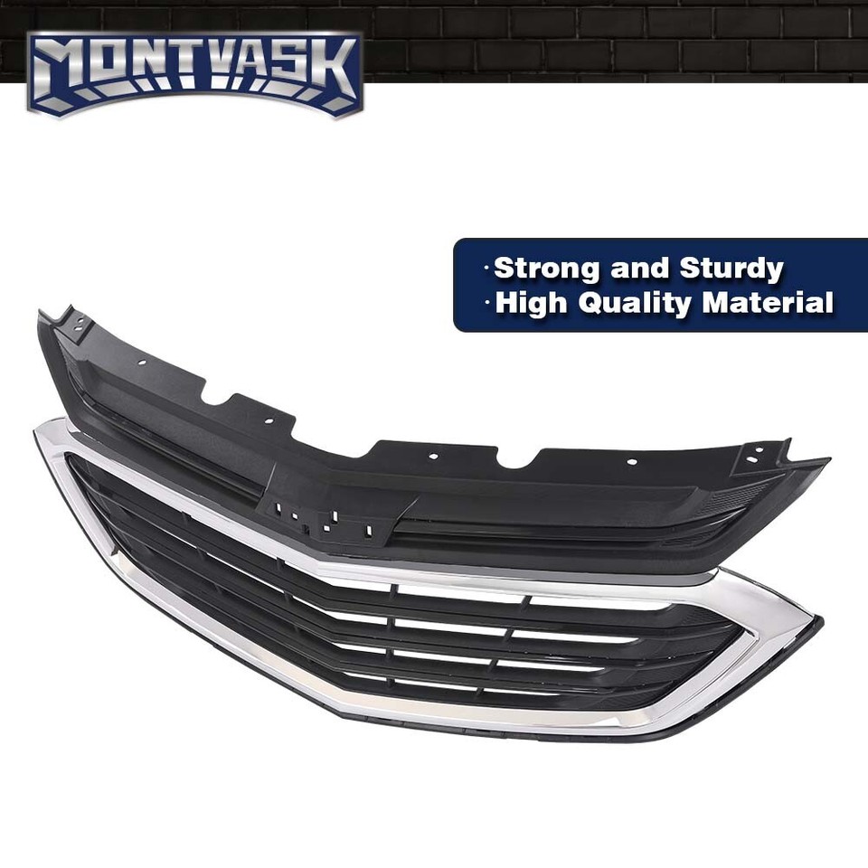 Fit For 2018-2021 Chevrolet Equinox Front Bumper Upper Grille Grill ...