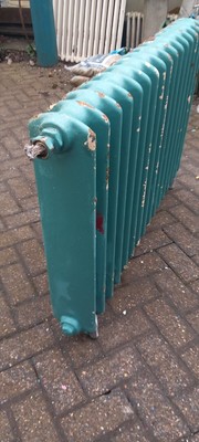 Cast Iron Radiators 30" HIGH 16 SECTION OLD SCHOOL - 5888 Btu's | eBay UK