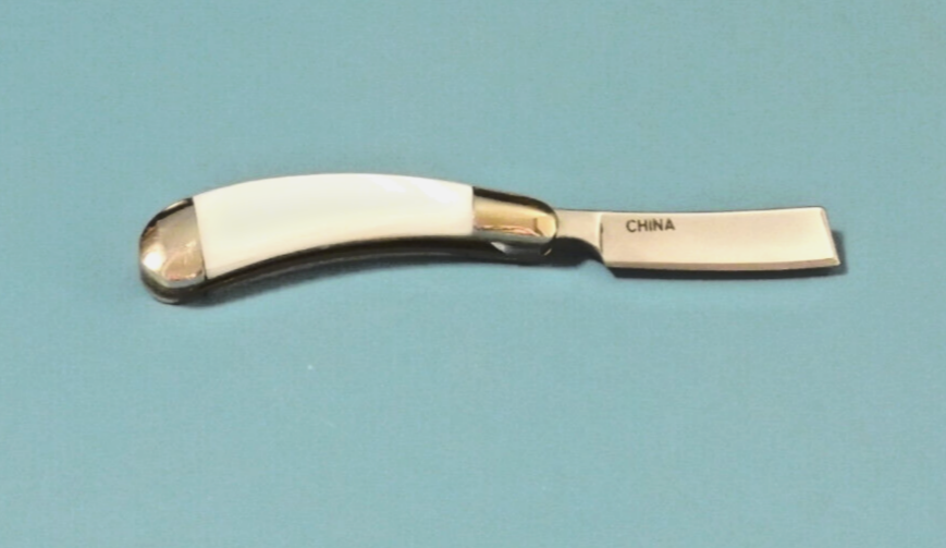 ROUGH RYDER RR1363 MINI Razor Mother of Pearl pocket / keychain knife 2 ...